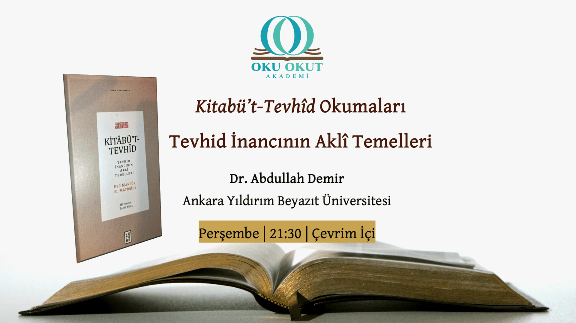 Kitâbü't-Tevhid Okumaları (Devam Ediyor) | Oku Okut Derneği